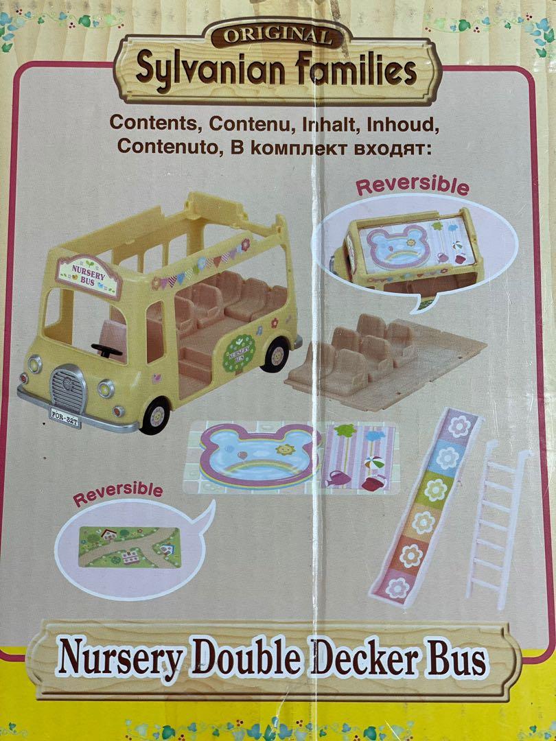 Sylvanian Families Nursery Double Decker Bus Hobbies And Toys Toys