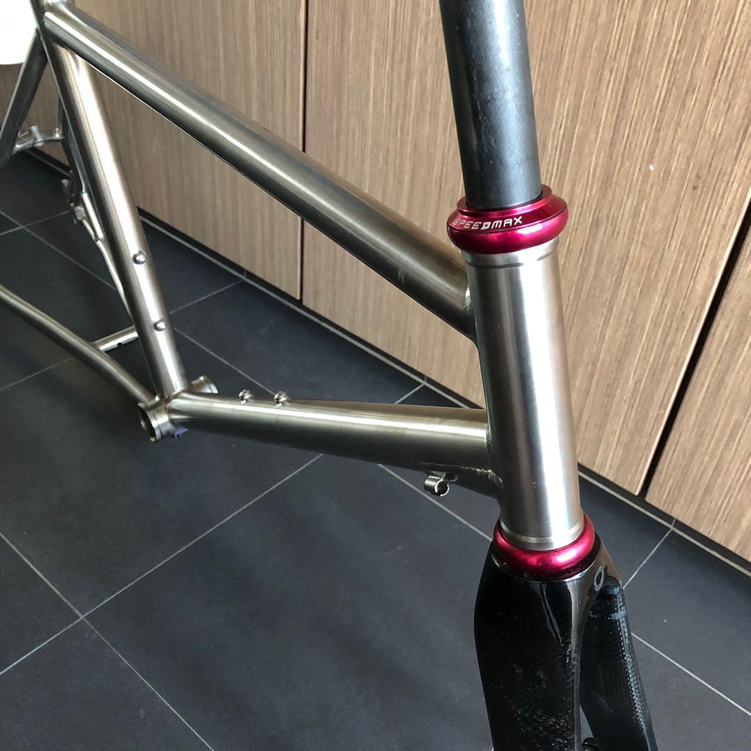 20” Titanium Mini Velo 451 frame with carbon fork, Sports Equipment ...