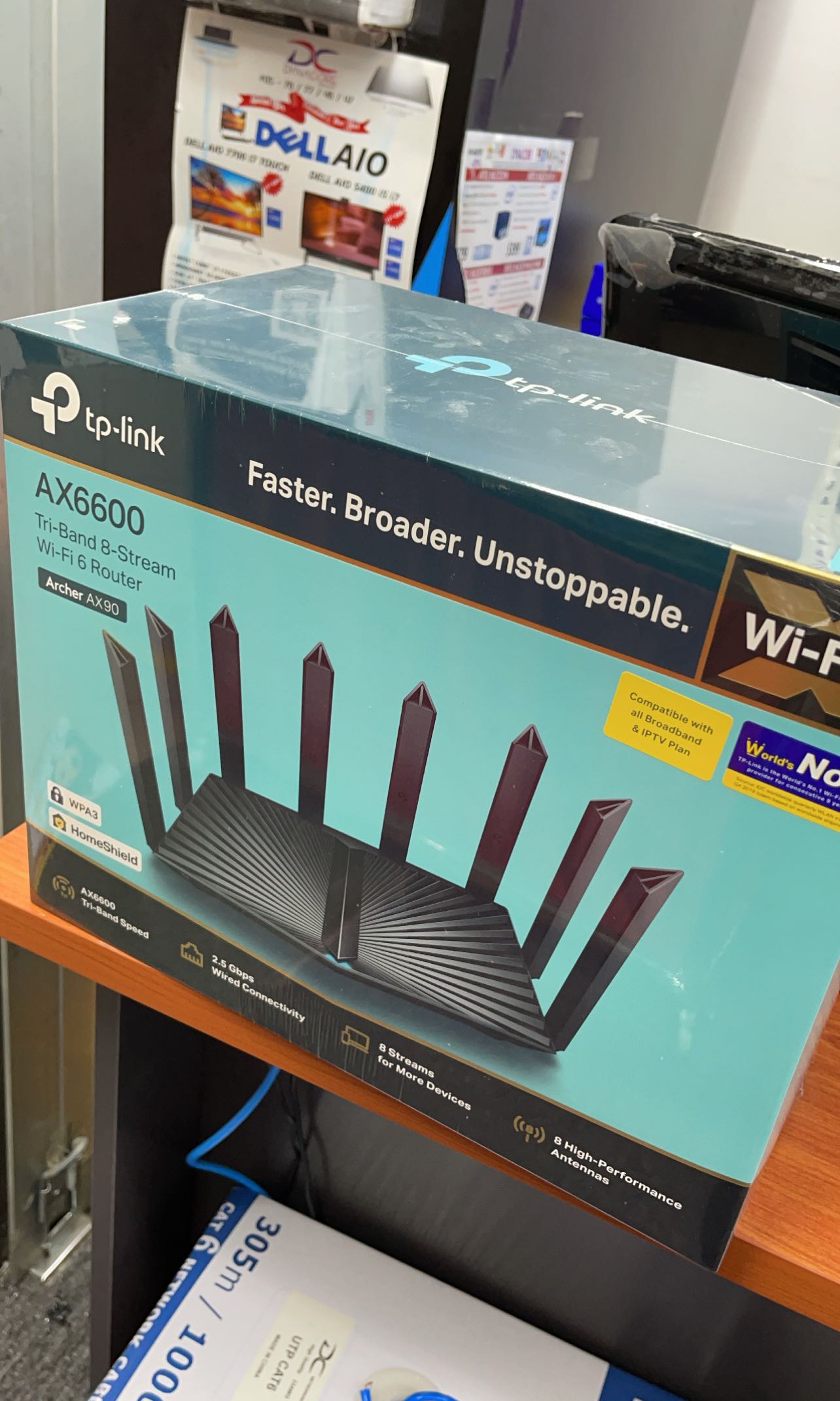 TP-LINK Archer AX90 AX6600 Tri Band Wifi 6 router, Computers & Tech ...