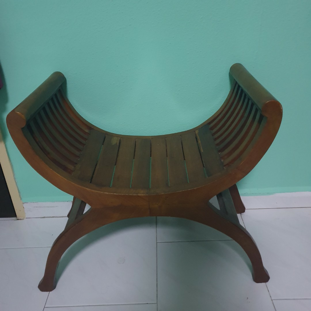 U shape wooden bench, Furniture & Home Living, Furniture, Tables & Sets ...