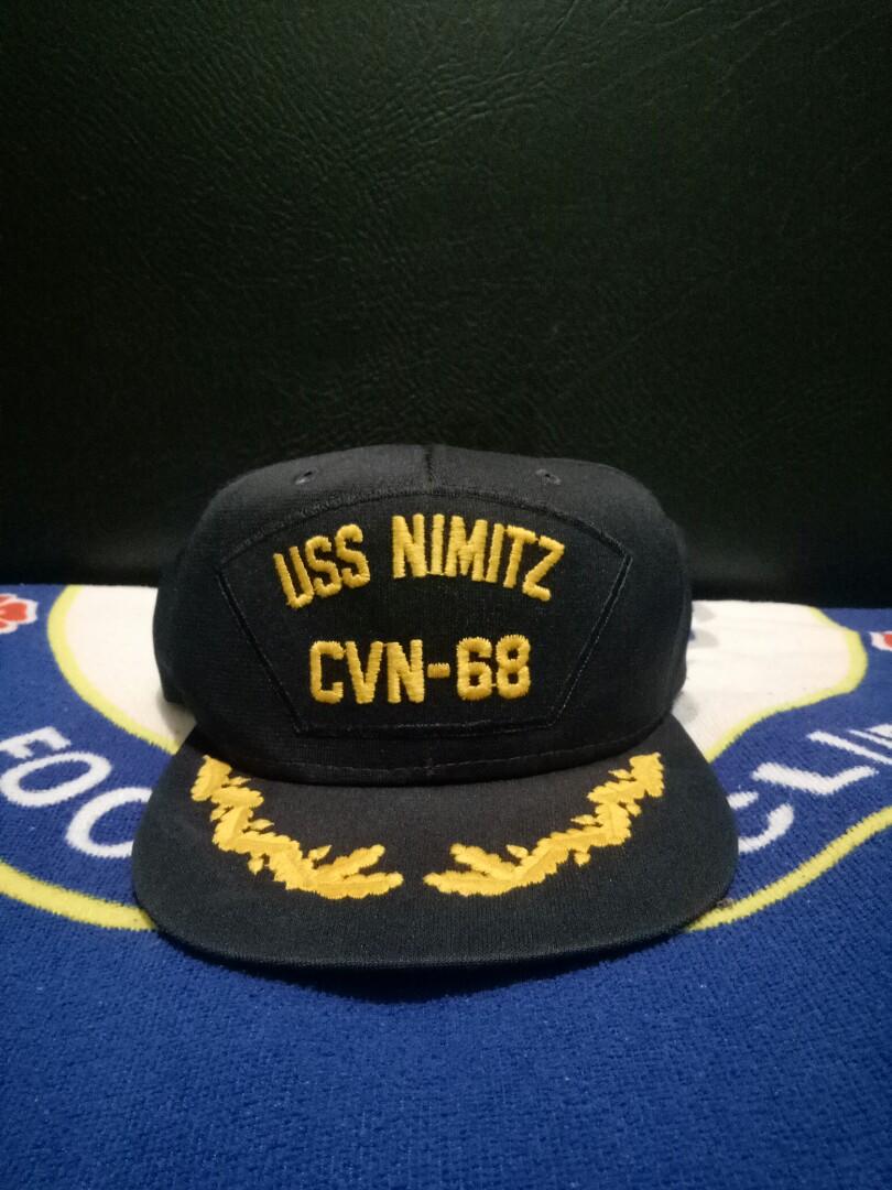USS NIMITZ Military Cap, Men's Fashion, Watches & Accessories, Caps ...