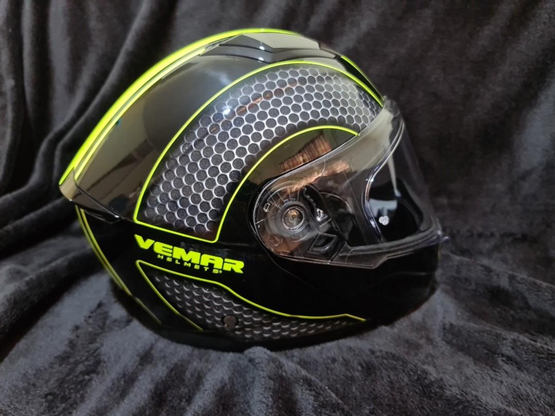 Vemar Helmet Modular/flip up, Motorcycles, Motorcycle Apparel on Carousell