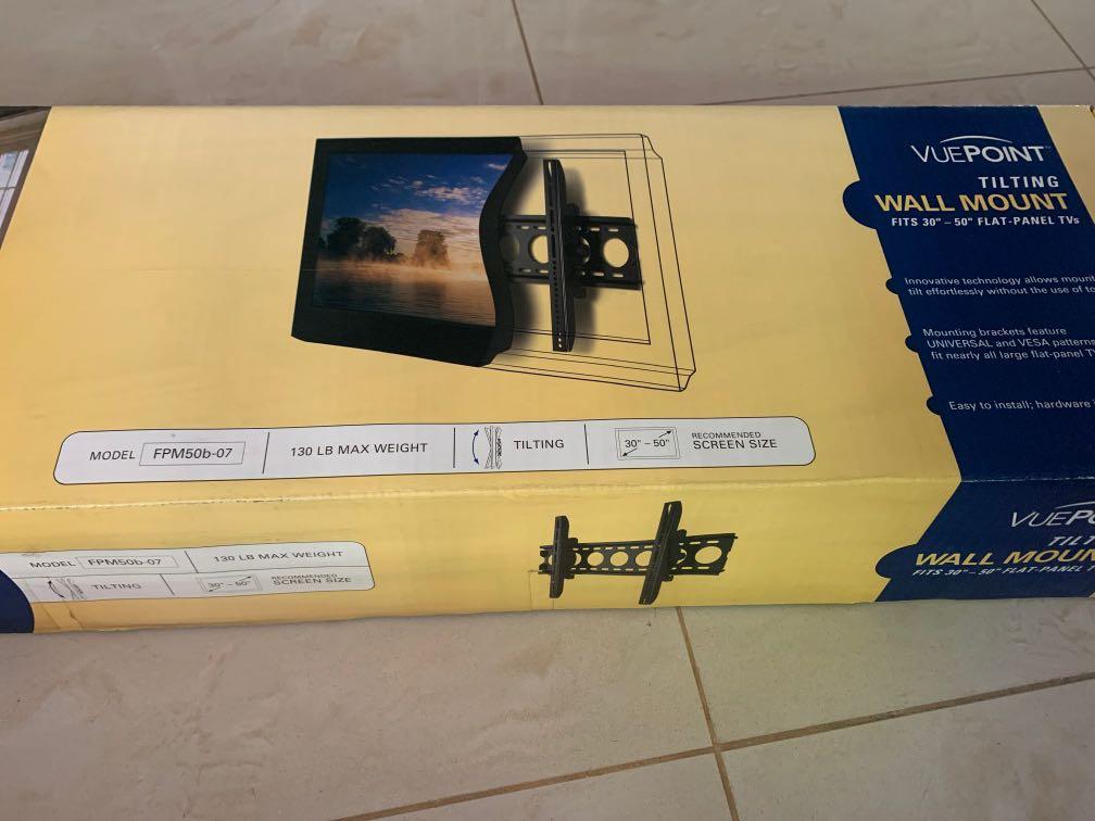 Viewpoint Tv wall mount, TV & Home Appliances, TV & Entertainment, TV ...