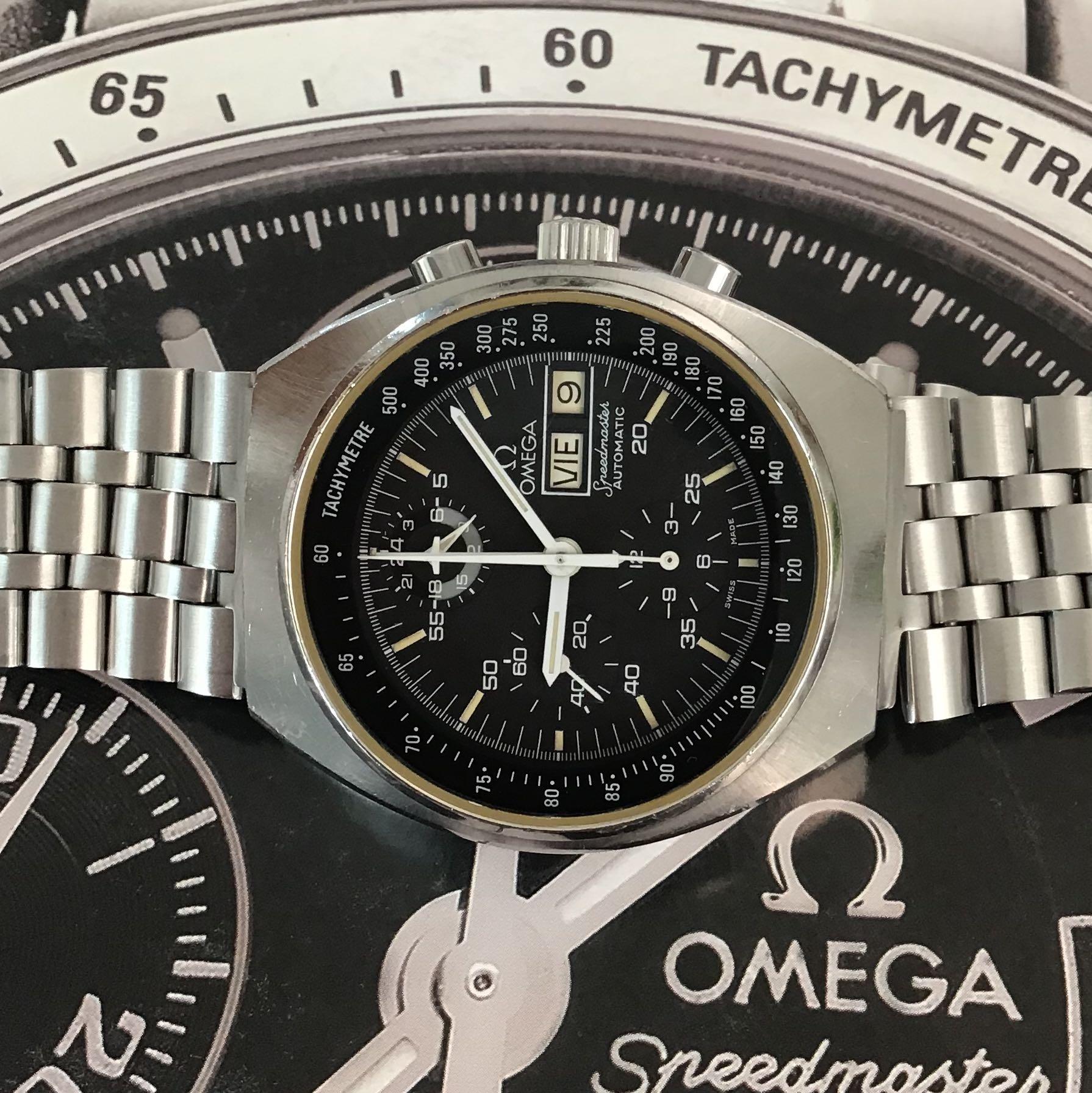 ( SOLD) Vintage Omega Speedmaster Day Date Mark 4.5 chronograph Cal ...