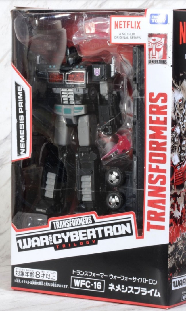 日版 Wfc 16 nemesis prime 暗黑柯柏文 netflix transformers 變形金剛, 興趣及遊戲, 玩具 & 遊戲類 - Carousell