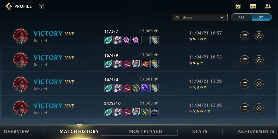 WILDRIFT ELO BOOST, Video Gaming, Gaming Accessories, Game Gift Cards ...