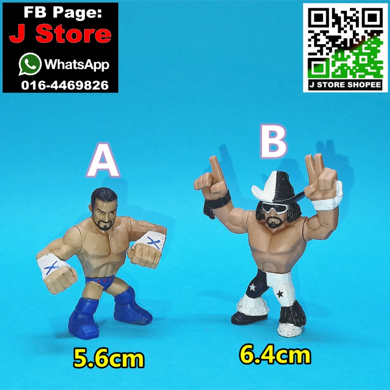 WWE Chibi Wrestler figure 6 ( J Store ), Hobbies & Toys, Collectibles ...