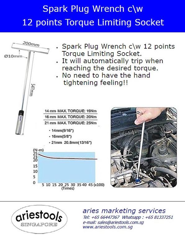 Spark plug tool. 14mm |Spark Plug opener.16mm Bi-Hex 12 points thin ...