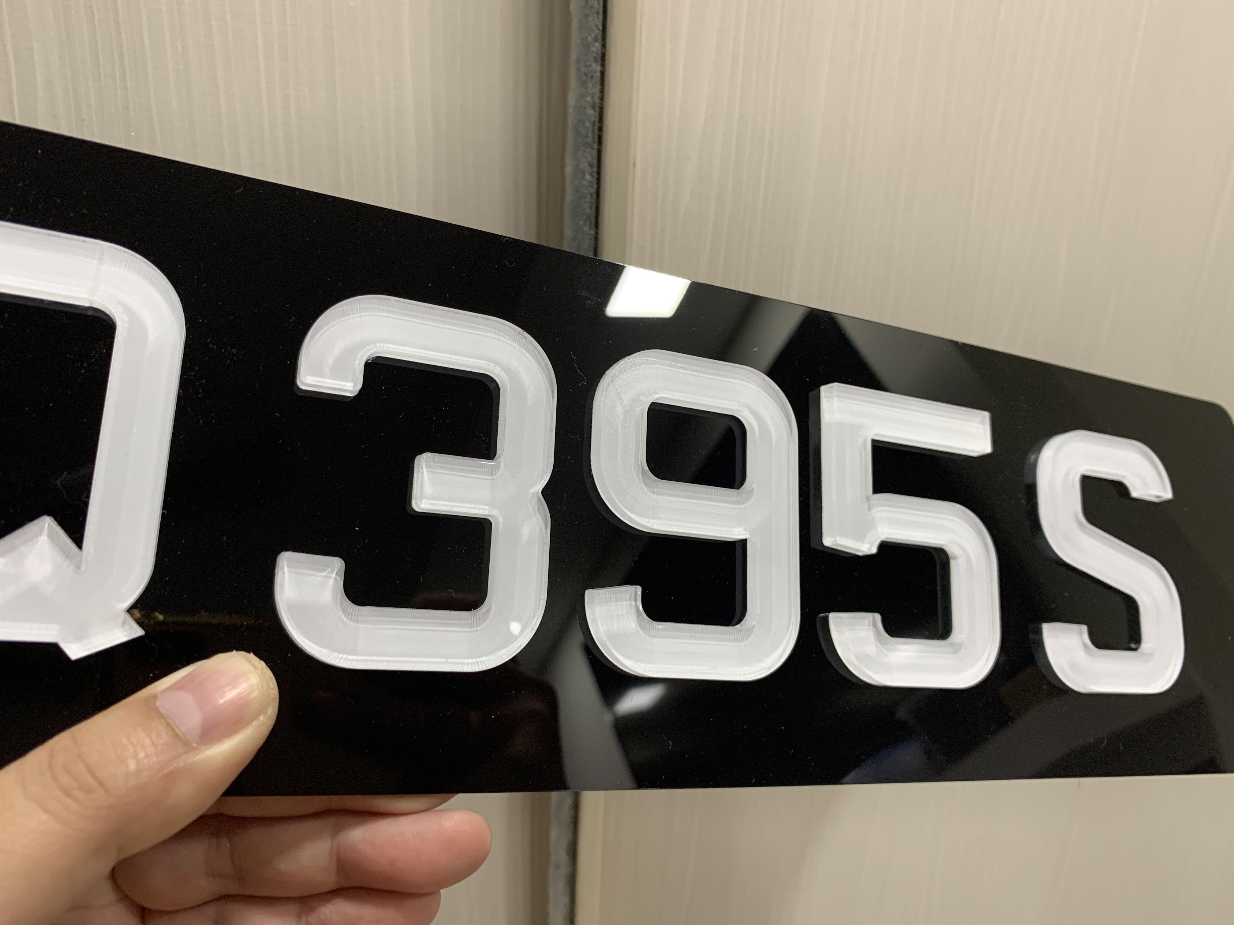 🚘🌈 ️ 3D, 4D LTA compliant & Non-compliant Car Plate, Car Accessories ...