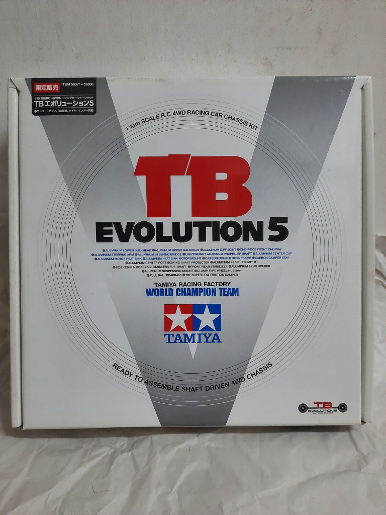 田宮 Tamiya TB EVOLUTION 5 4WD RACING CAR CHASSIS KIT, 興趣及遊戲, 玩具 & 遊戲類 ...