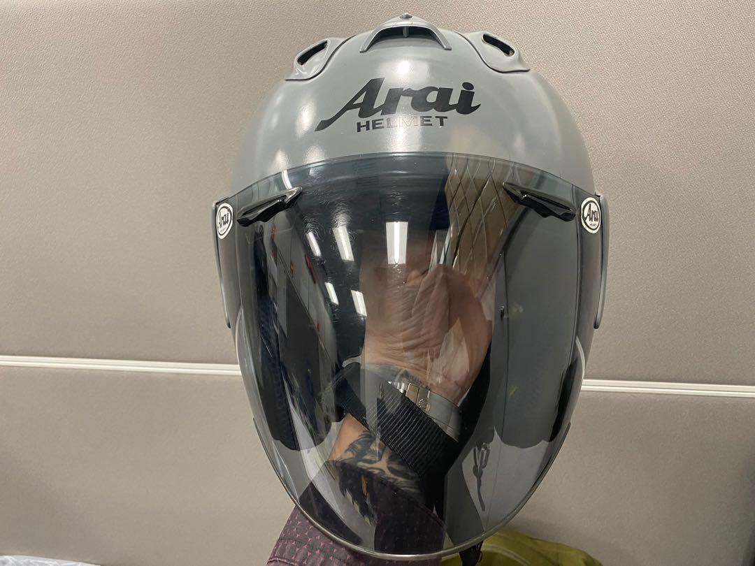 Arai 開面 軍艦灰 ( 非Shoei AGV ), 電單車買賣 - Carousell