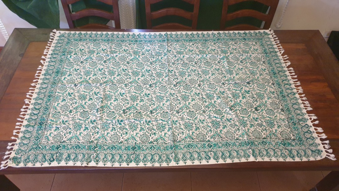 Authentic Persian table cloth 100x150cm, Furniture & Home Living ...