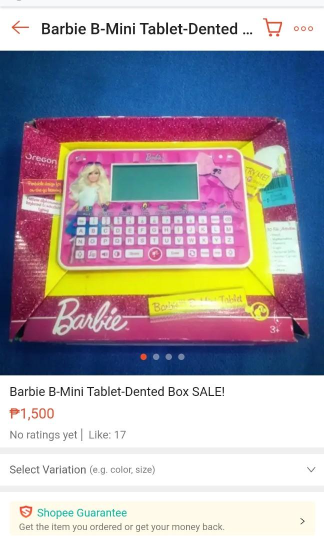 Barbie Mini Tablet, Hobbies & Toys, Toys & Games on Carousell