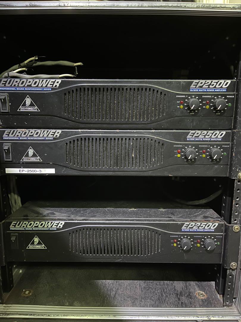 Behringer Europower EP-2500 Power Amplifier, Audio, Other Audio ...