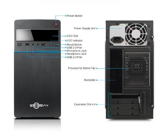 BRANDNEW NEUTRON Fit with 700Watts PSU | Mid Tower Pc Case, Computers ...