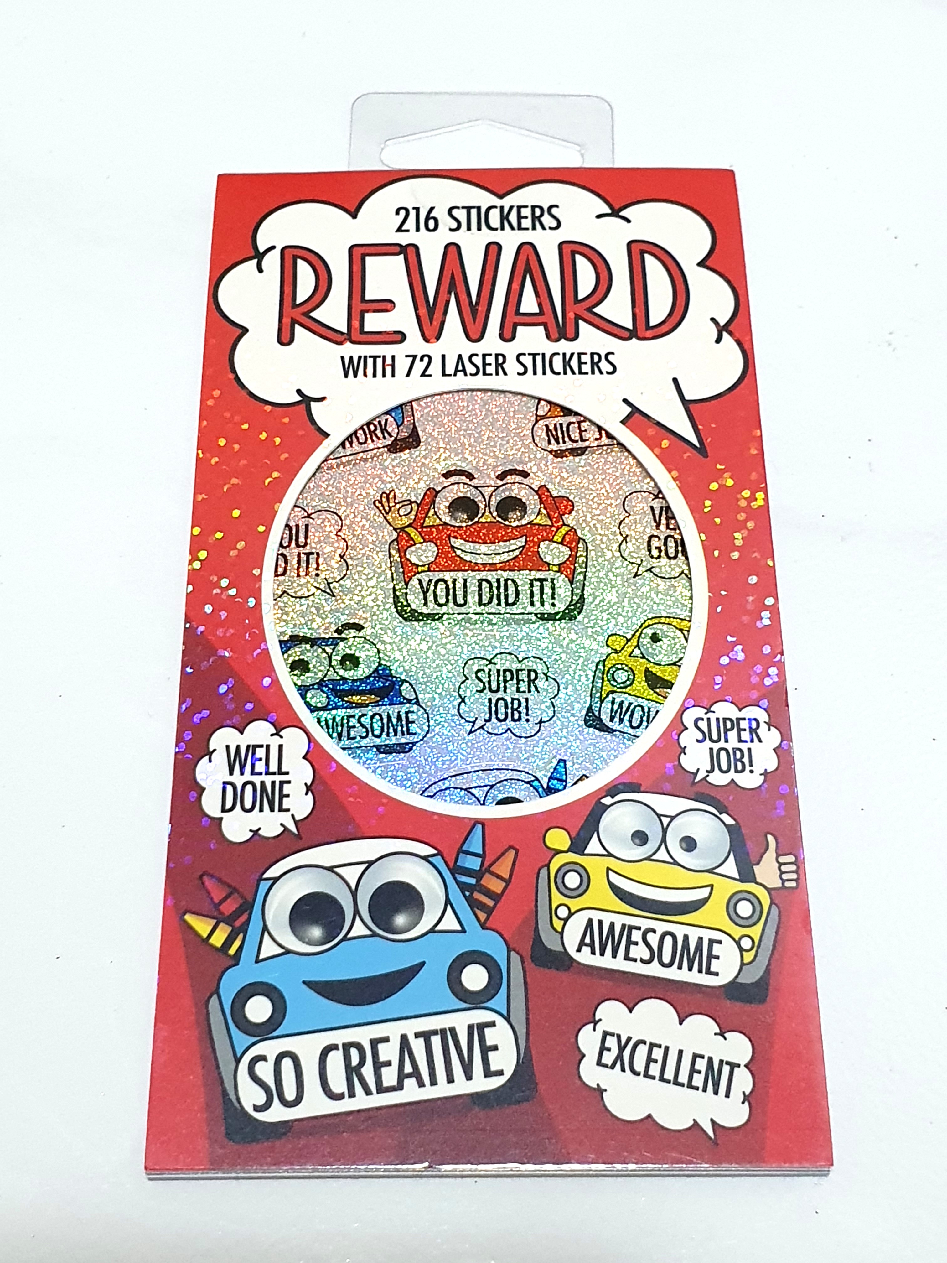 Car Reward Stickers Booklet Reward Encouragement Teacher Stickers ...