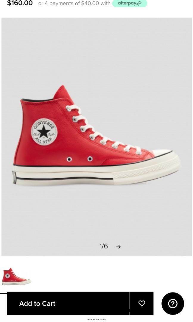 Converse Chuck 70 red, Men's Fashion, Footwear, Sneakers on Carousell