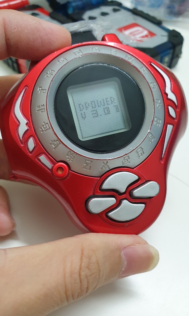 Digivice dpower v3.01 digimon bandai vpet digital monster red with ...