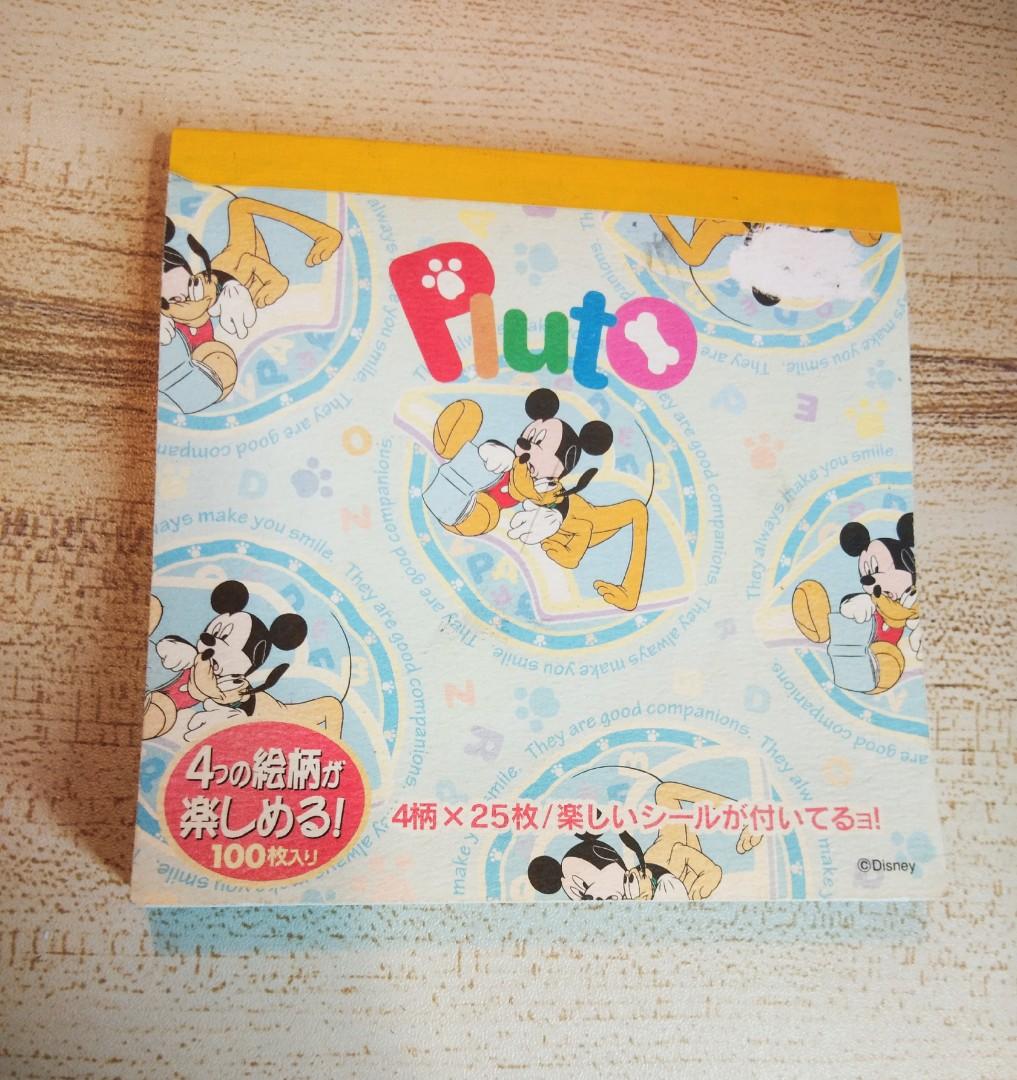 Disney Pluto & Mickey Memo Notebook, Hobbies & Toys, Books & Magazines ...