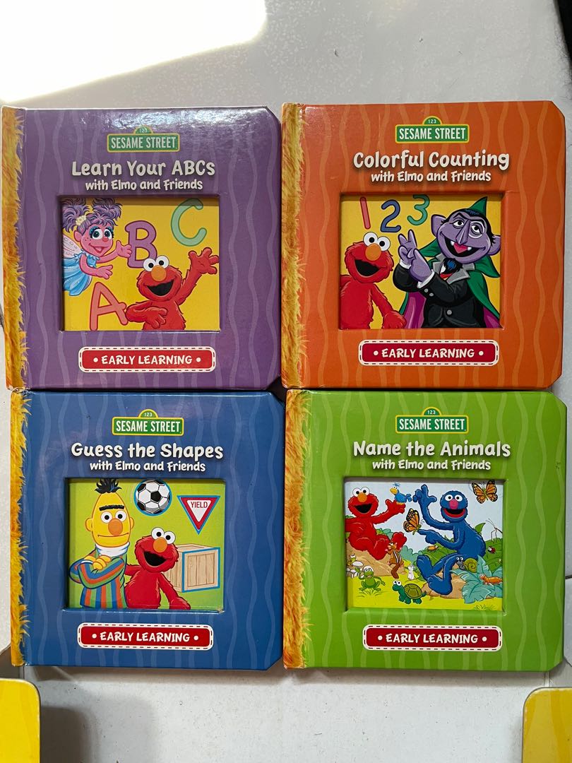 Elmo board books set, Hobbies & Toys, Books & Magazines, Children's ...