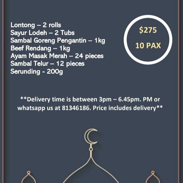 EVE HARI RAYA PACKAGE, Food & Drinks, Local Eats on Carousell