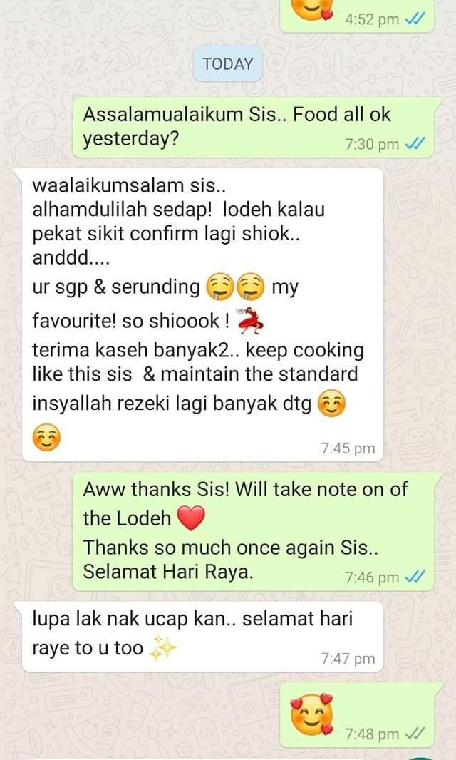 EVE HARI RAYA PACKAGE, Food & Drinks, Local Eats on Carousell