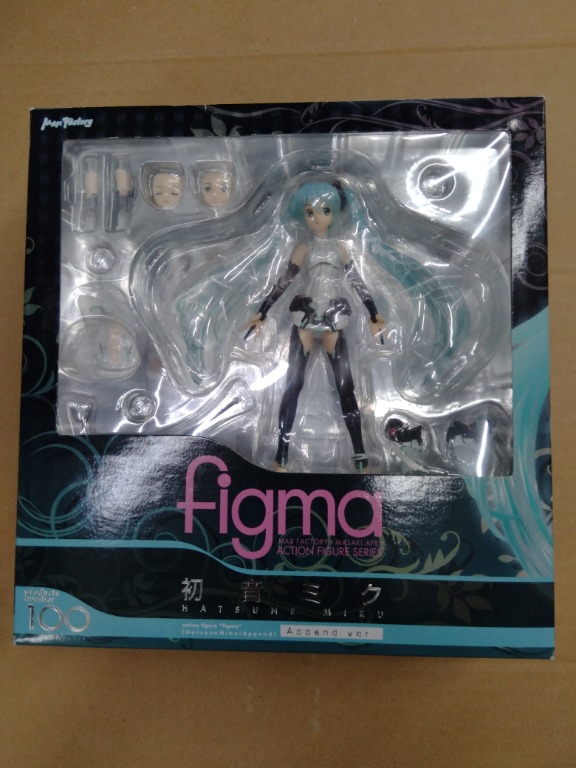 figma 100 初音未來 Append ver. HATSUNE MIKU Append ver.(開封正品, 內件接近全新), 興趣及遊戲, 玩具 & 遊戲類 - Carousell