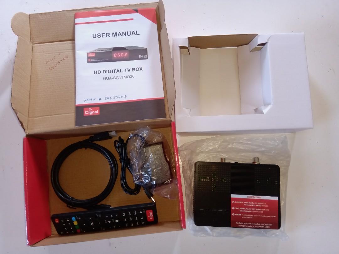 For Sale Cignal Prepaid Set Top Box, TV & Home Appliances, Other Home ... For Sale Cignal Prepaid Set Top Box, TV & Home Appliances, Other Home ...