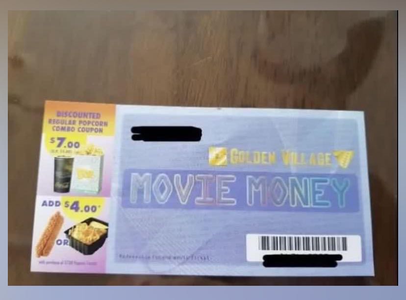 Golden Village Movie Ticket, Tickets & Vouchers, Vouchers on Carousell