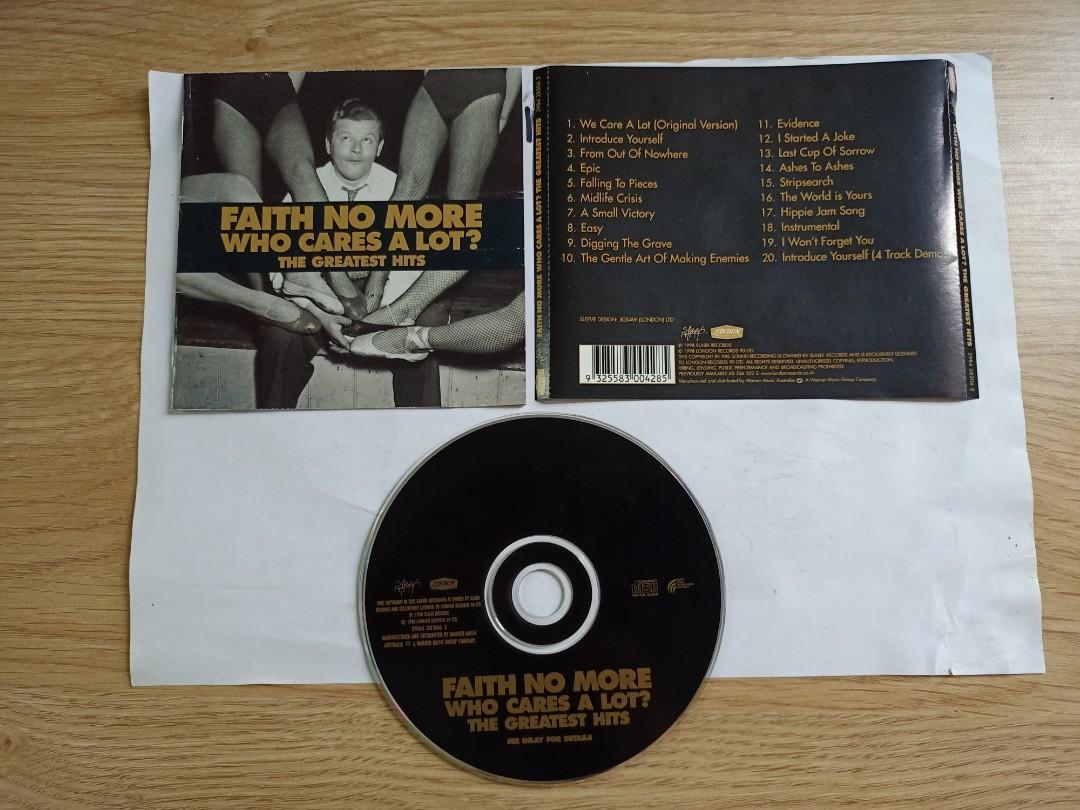 Inlay CD : Faith No More (who cares a lot, greatest hits), Hobbies ...
