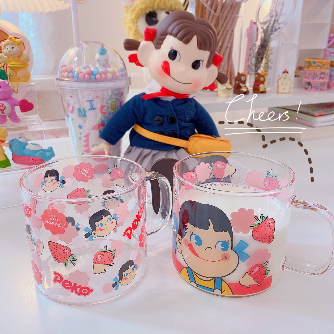 [Instock] Peko Chan Glasses Cups, Furniture & Home Living, Kitchenware ...