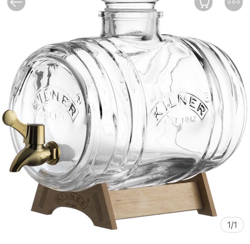 Kilner Barrel Dispenser- 3 Litres- Almost new condition, Furniture ...