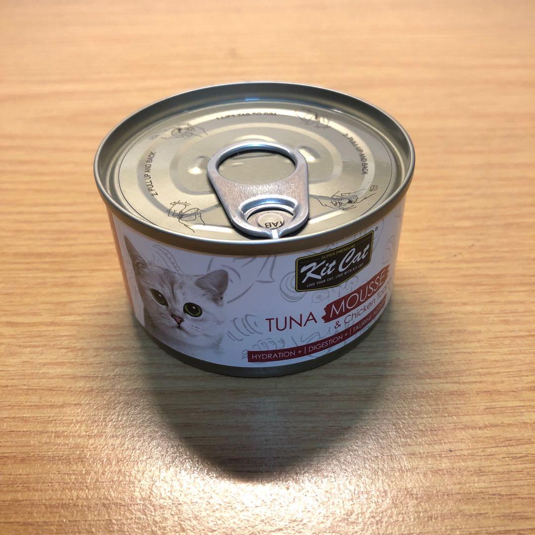 Kit Cat Tuna Mousse + Chicken Topper 80g (exp 2023), Pet Supplies, Pet ...