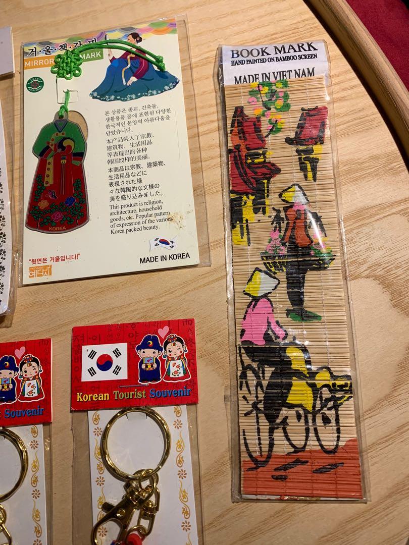Korea Japan Vietnam Bali souvenir - keychain / chopstick / fan ...