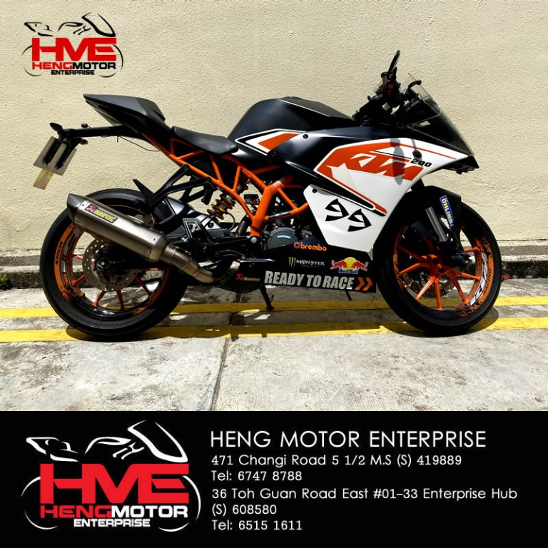 KTM RC200 motorcycle 200cc for sale!! (used bike), Motorcycles ...