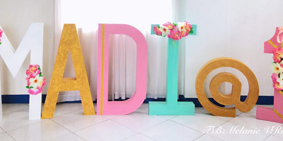 Letter standee, Hobbies & Toys, Stationary & Craft, Occasions & Party ...