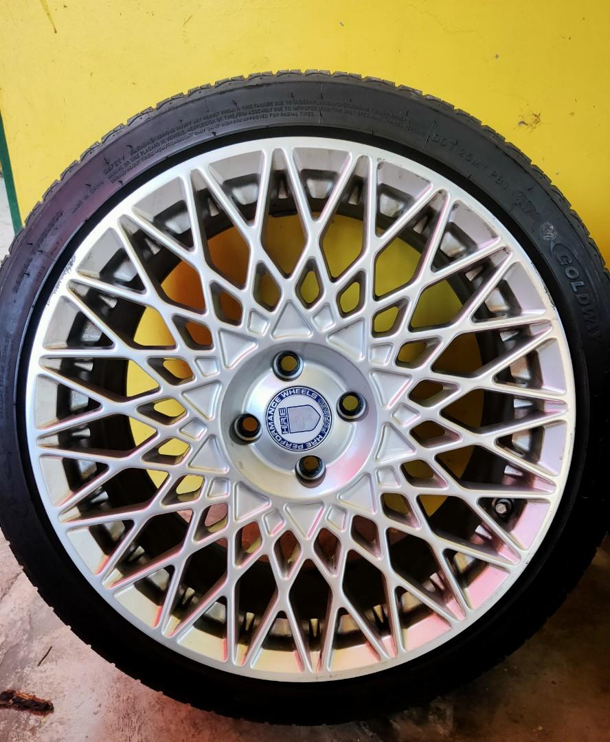 HRE 17 inch Mags and tires, Car Parts & Accessories, Mags and Tires on ...