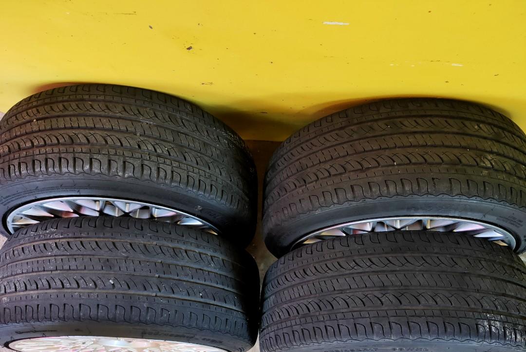 HRE 17 inch Mags and tires, Car Parts & Accessories, Mags and Tires on ...