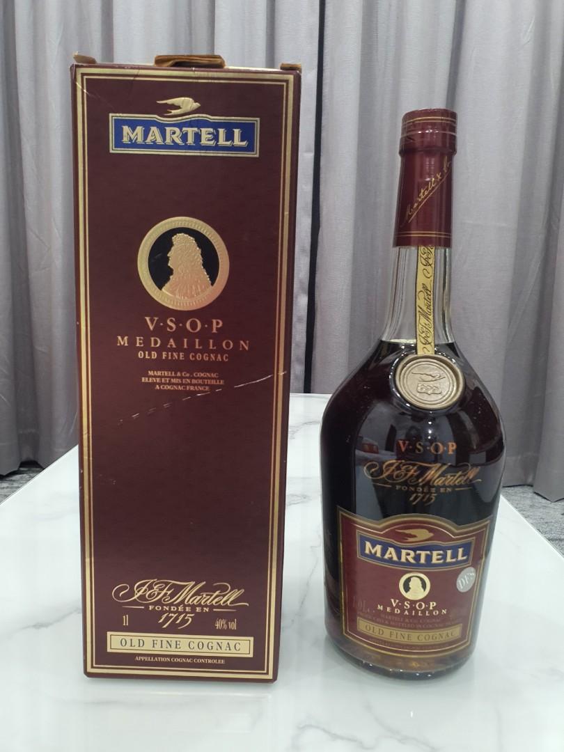 Martell VSOP Medallion 1715 Opd Fine Cognac 1L, Food & Drinks, Alcoholic Beverages on Carousell