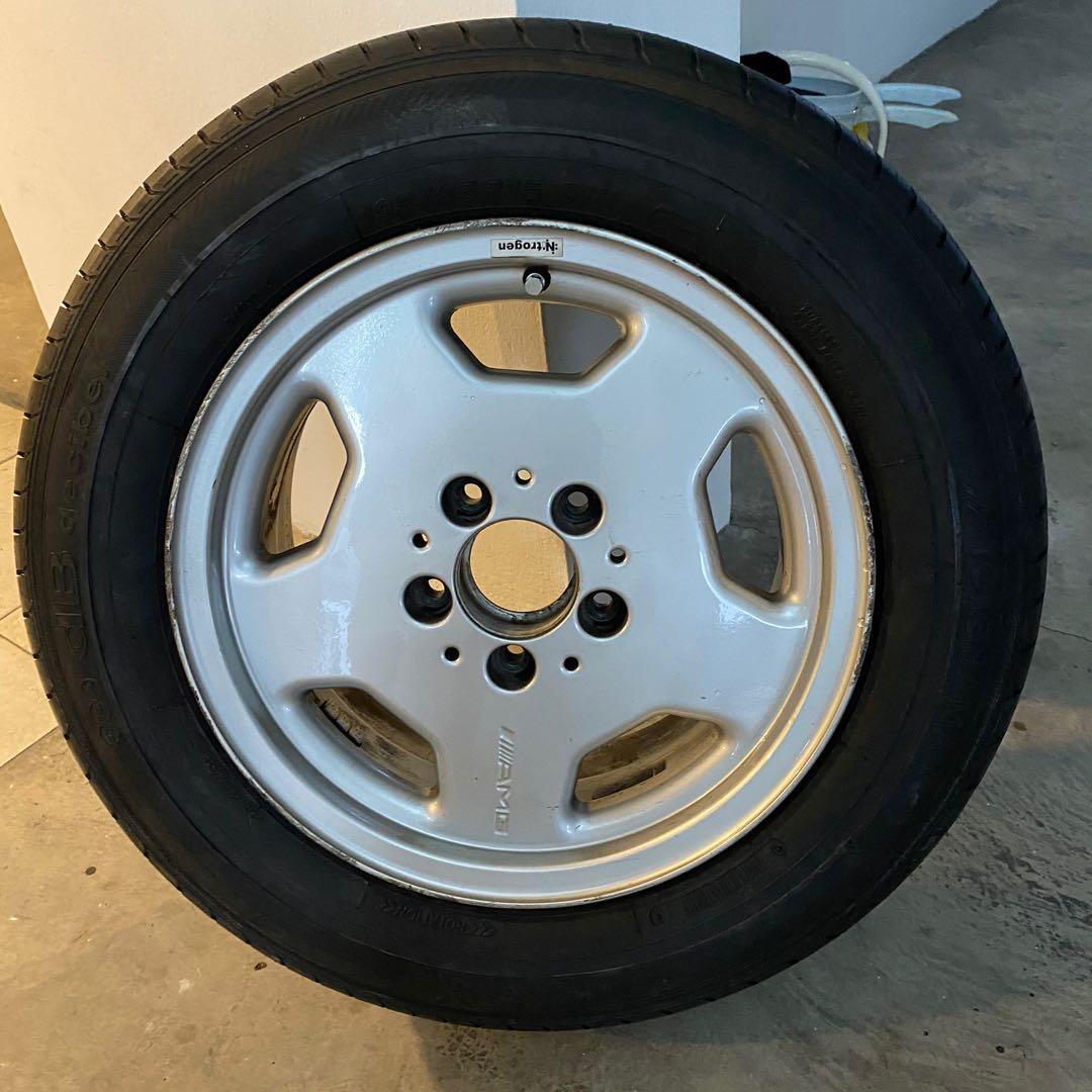 Original Mercedes 15” AMG Monoblock Sports Rim and Tyre, Car ...