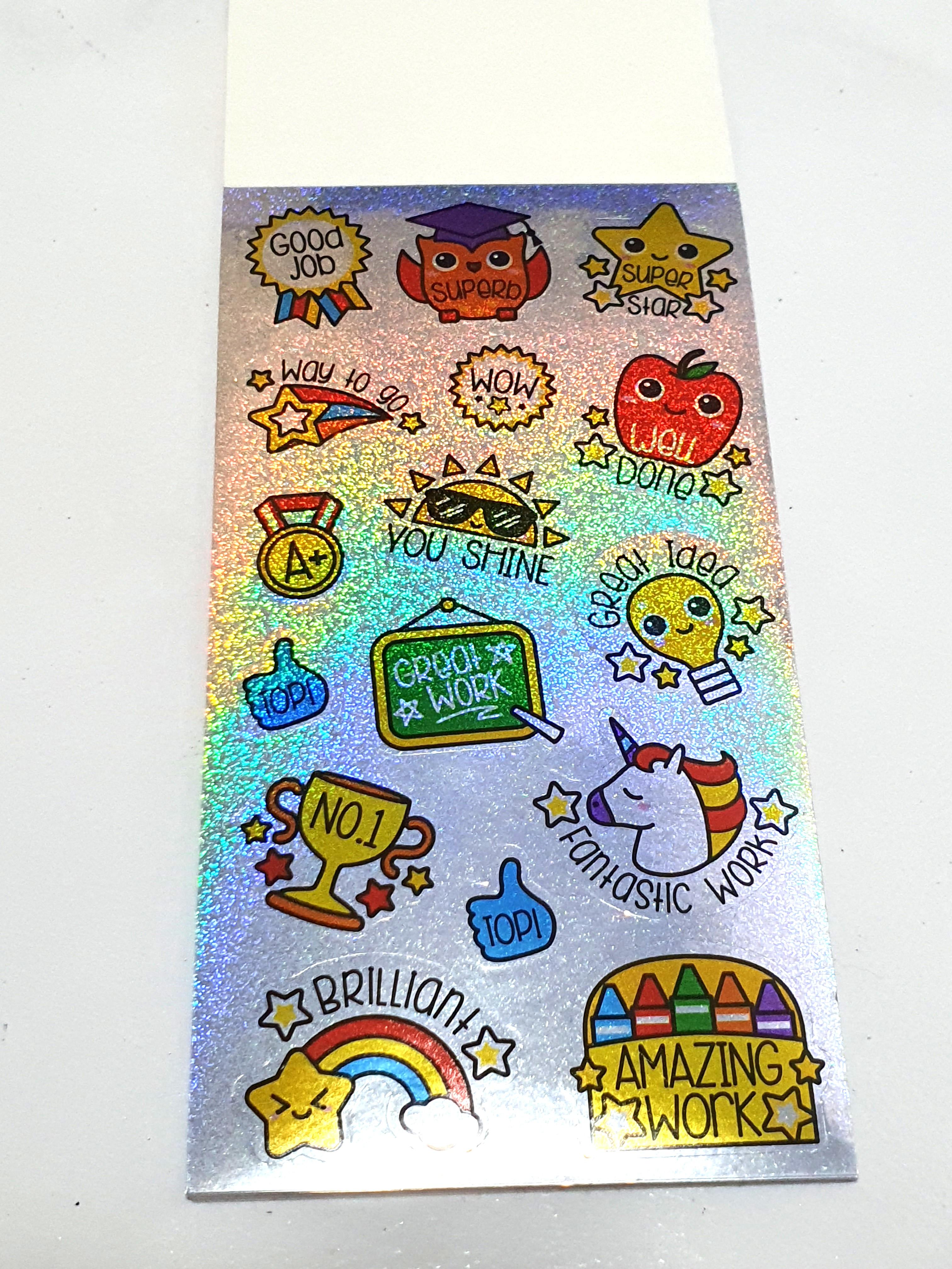 Merit Reward Stickers Booklet Reward Encouragement Motivation Teacher ...