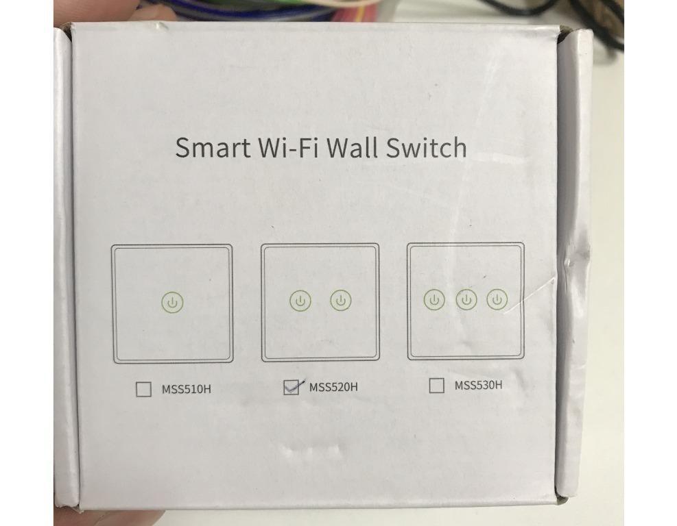 Meross MSS520H Smart Wifi Wall Switch (1 Way 2 Gang) Tempered Glass ...