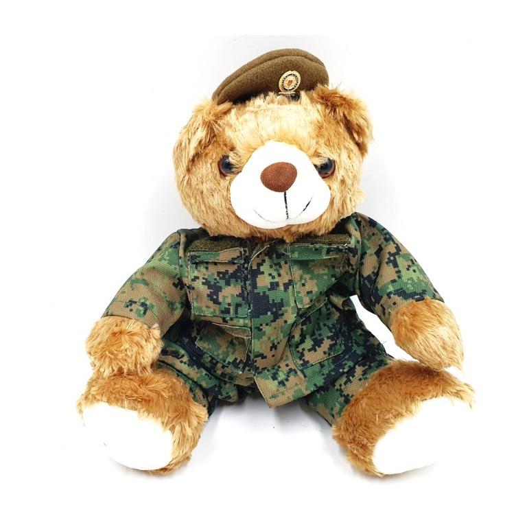 No.4 SAF Uniform Army Bear in Berets, Jockey Cap, Jungle Hat, Hobbies ...