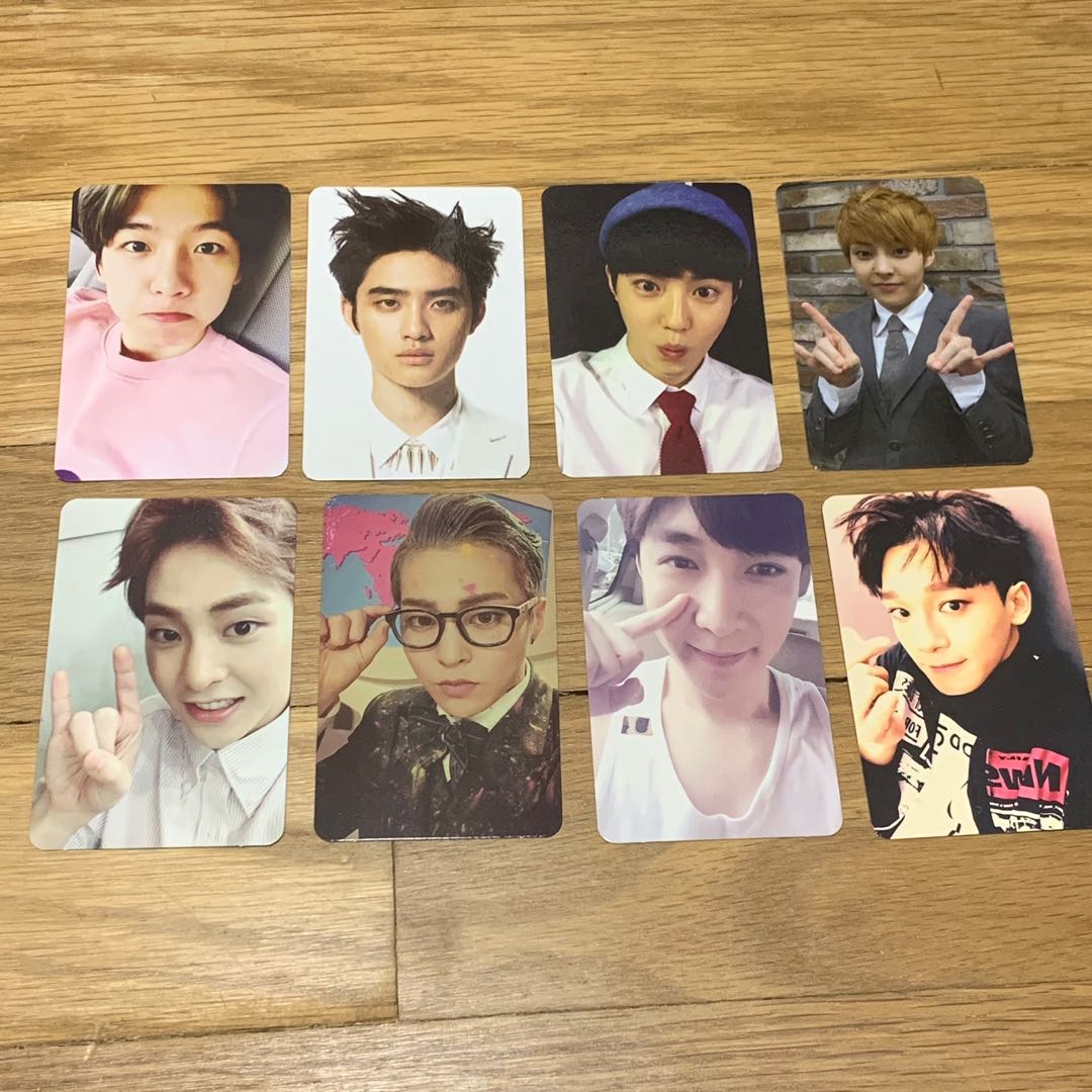 official exo photocards, Hobbies & Toys, Memorabilia & Collectibles, K ...