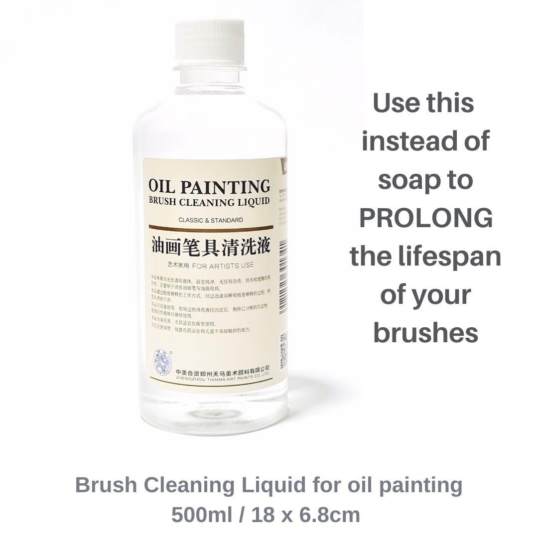 [FREE REG SHIP] Oil Painting Cleaning Set | Brush Cleaner Liquid ...