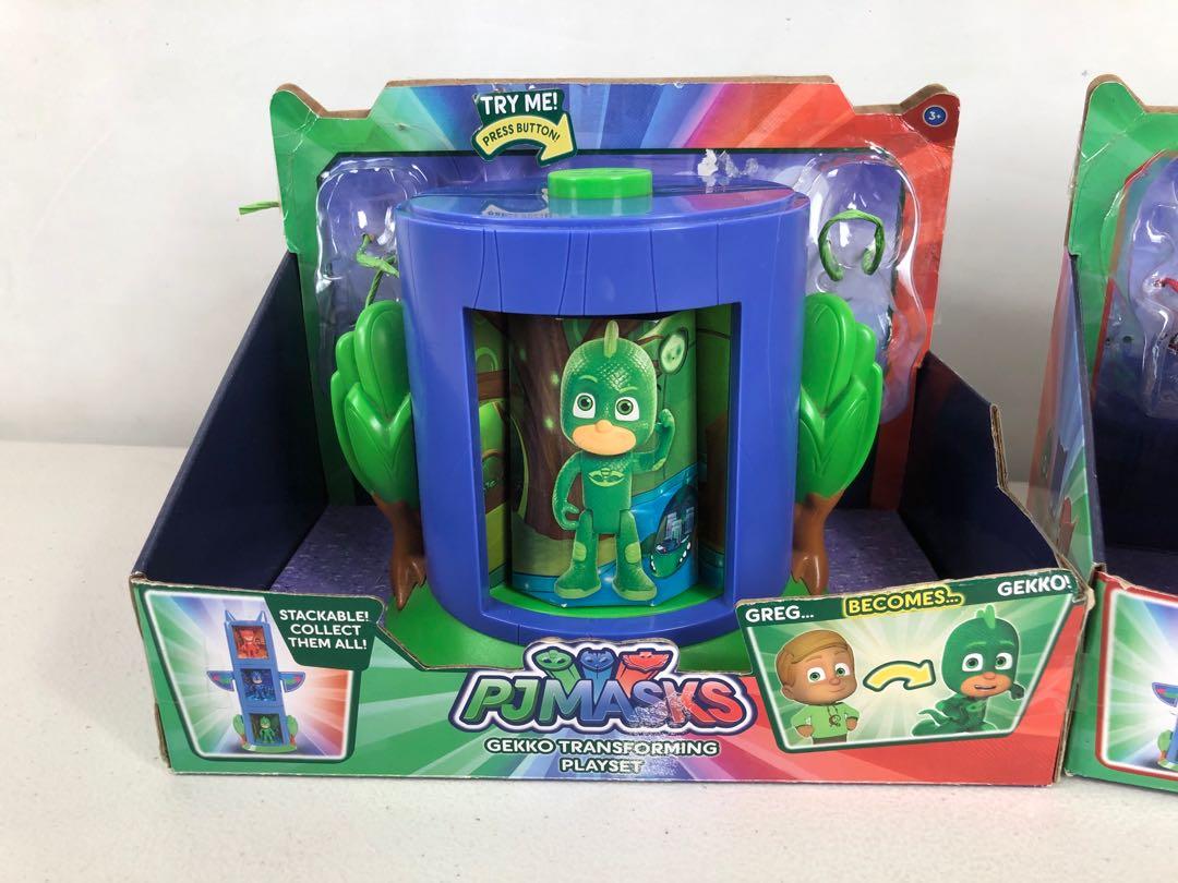 PJ Masks Transforming Playset - Set of 2 Gekko and Owlette, Hobbies ...