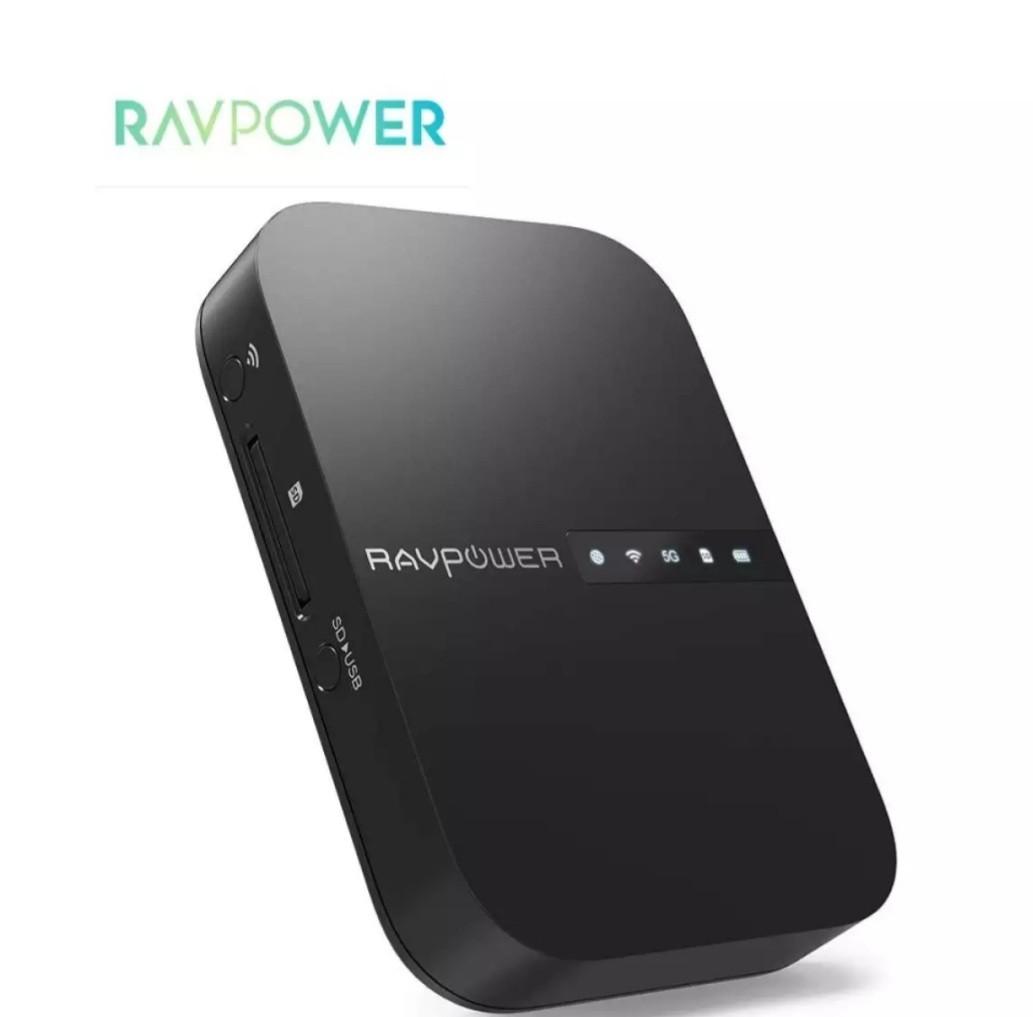 RAVPOWER Filehub Travel Router, Computers & Tech, Parts & Accessories ...