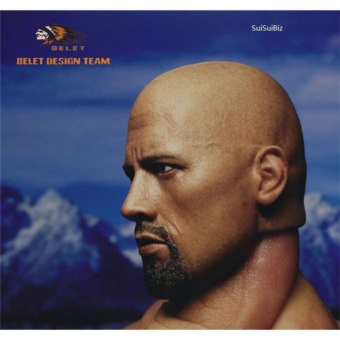 *ready stock* 1/6 Dwayne Douglas Johnson - The Rock Head Scuplt ...