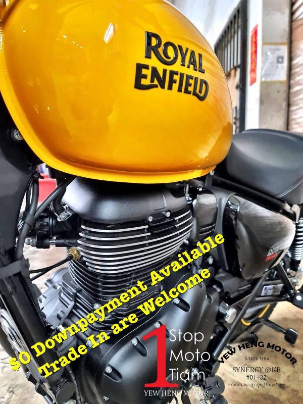Royal Enfield Meteor 350 Fireball Yellow, Motorcycles, Motorcycles for ...