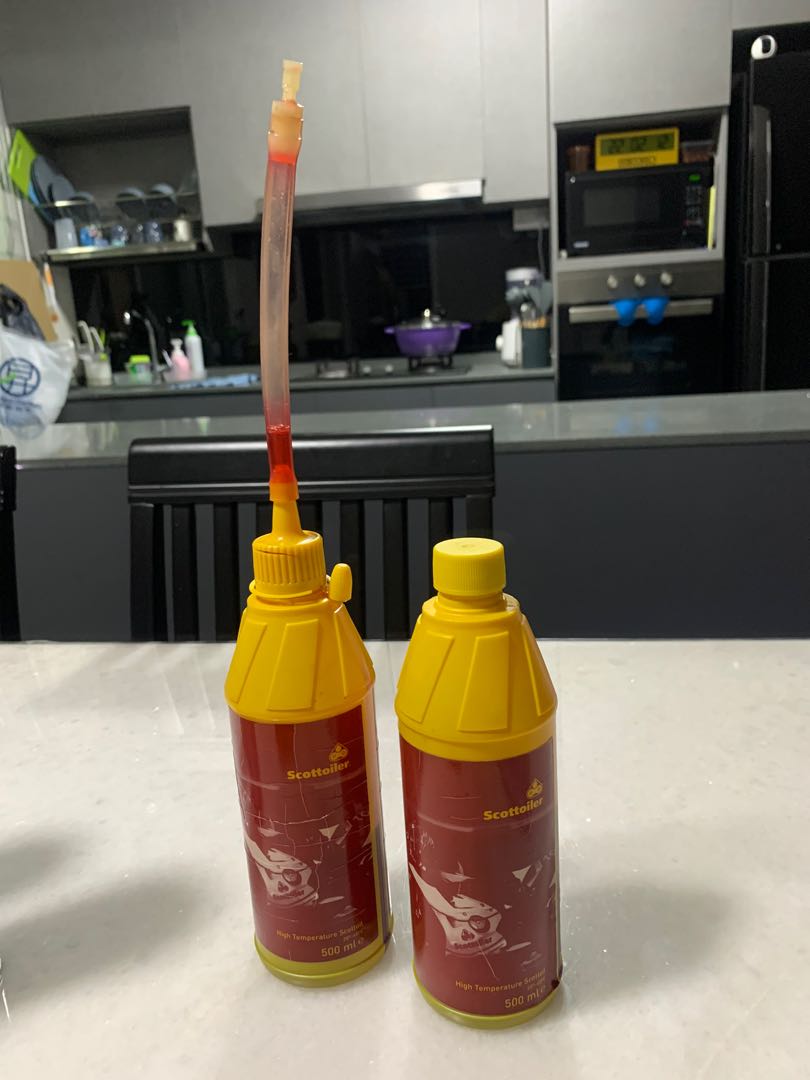 Scottoiler refill with tubing, Motorcycles, Motorcycle Accessories on ...